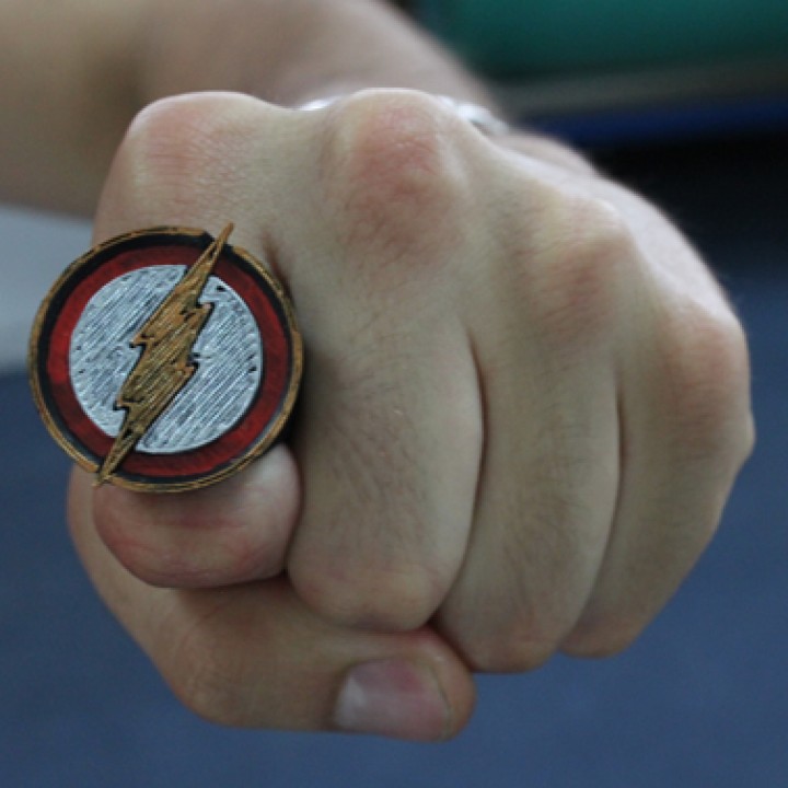 3D Printable Heroes Ring Set by Kirby Downey