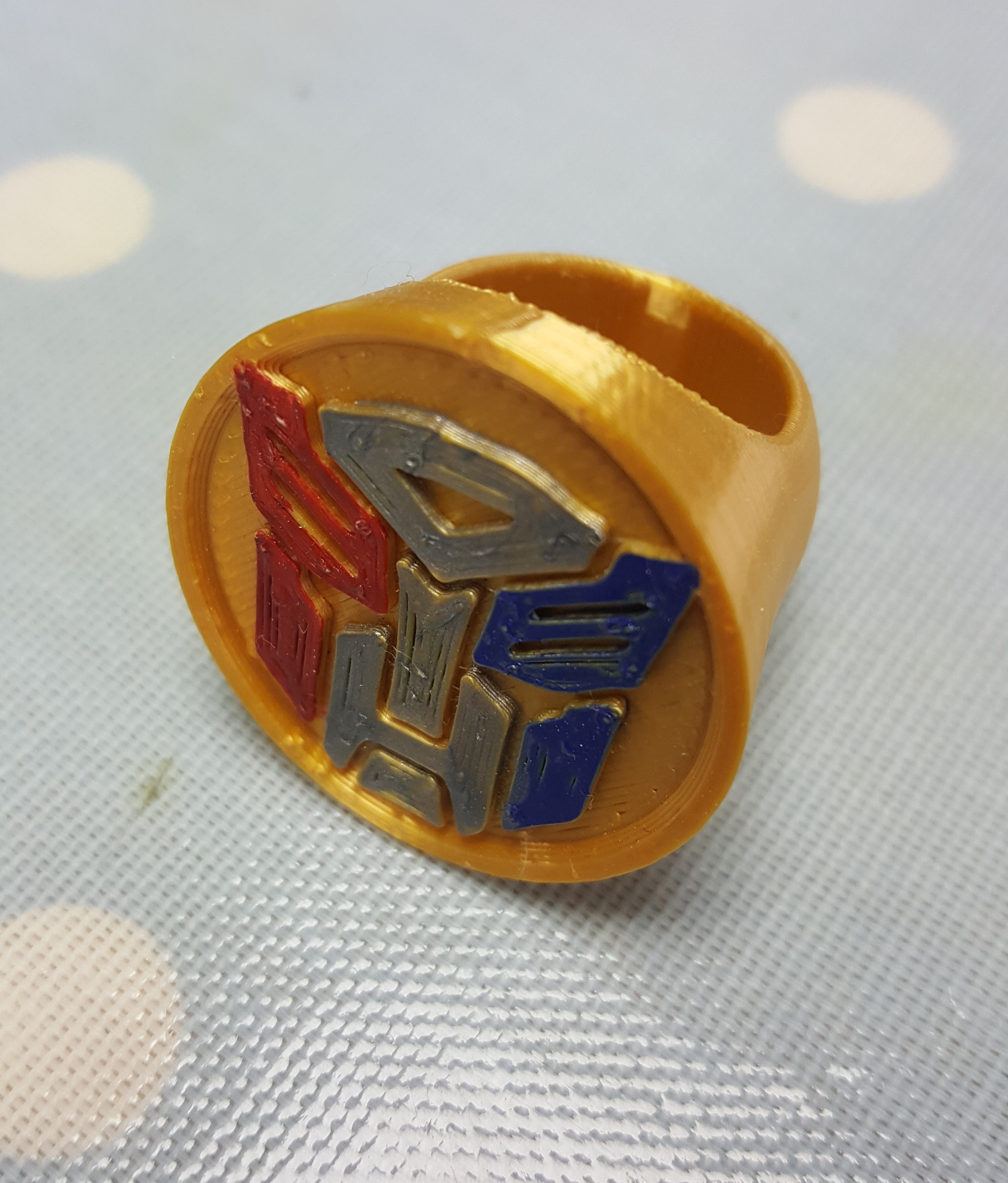 3D Printable Transformers Ring Set by Kirby Downey