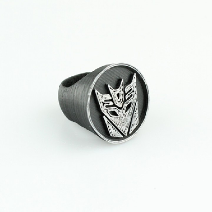 3D Printable Transformers Ring Set by Kirby Downey