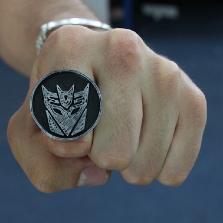 3D Printable Transformers Ring Set by Kirby Downey