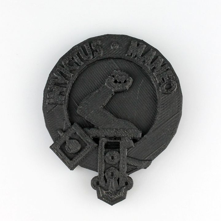 3D Printable Clan Armstrong Crest by Devo