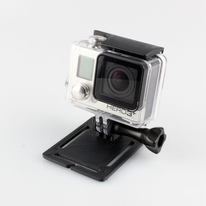 3D Printable GoPro Wrist Strap Band Mount by Mieszko Lacinski