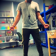 3D Printable Wolverine Wearable Claws by Kirby Downey