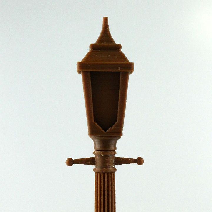 3D Printable Desktop Lamppost by Andrew Forster