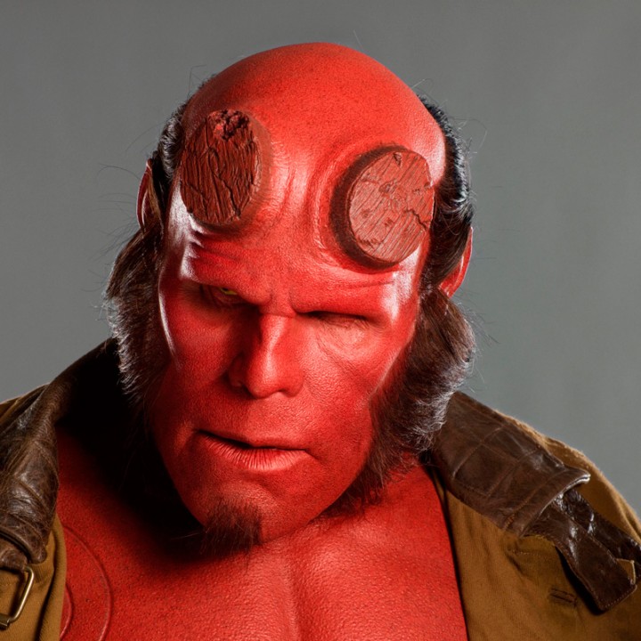 3D Printable Hellboy Head by Masterclip 3D