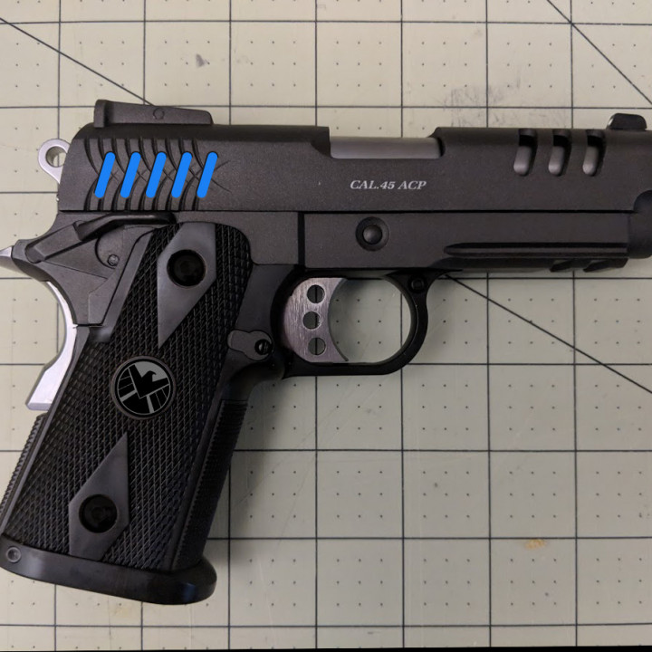 3D Print of Night Night Gun aka ICER Agents of SHIELD by PhilCoulson