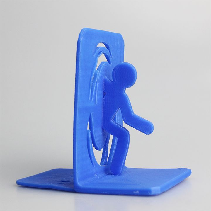 3D Printable Portal Bookshelf Support by Mieszko Lacinski