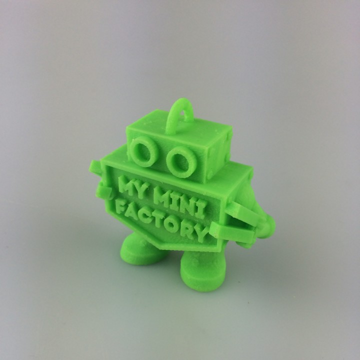 3D Printable My Mini Factory Robot Child by EDV