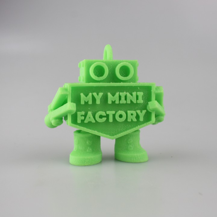 3D Printable My Mini Factory Robot Child by EDV
