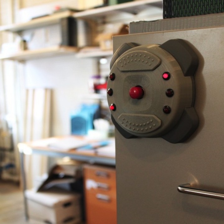 3D Printable Goldeneye 007 Remote Mine by Shane Blomberg