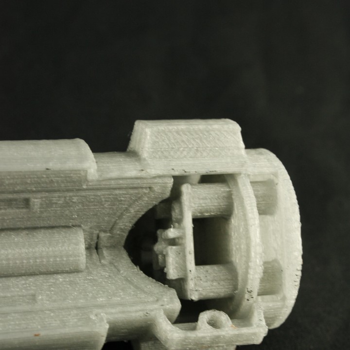 3D Printable Detailed Sectioned Lightsaber by Kirby Downey