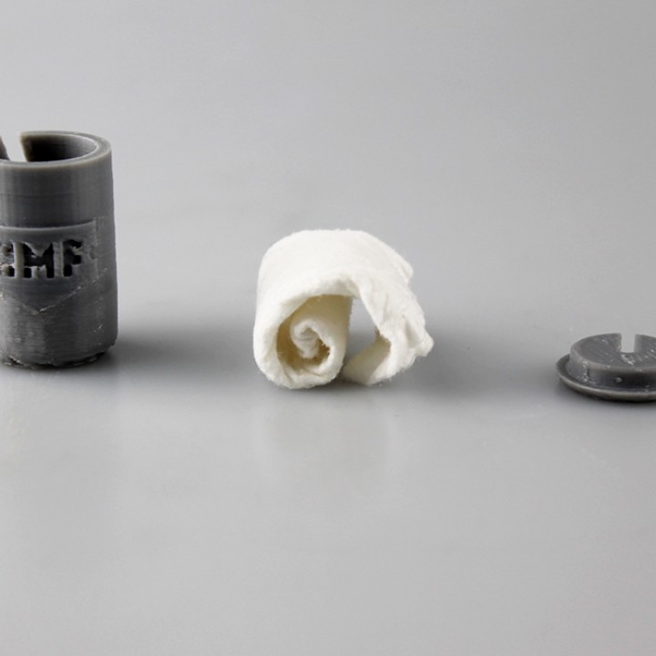 3D Printable Filament Cleaner by Stewart Davies