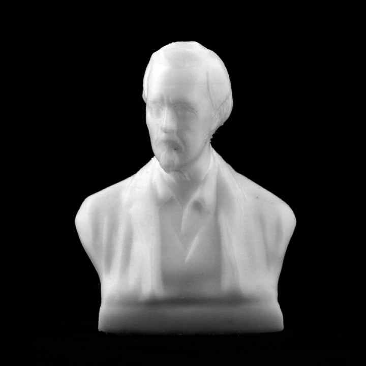 3D Printable Siegfried Marcus Statue in Resselpark, Vienna by Scan The ...