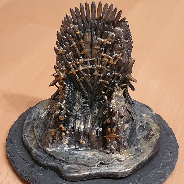 3D Print of Game of Thrones - Iron Throne by Ruduster