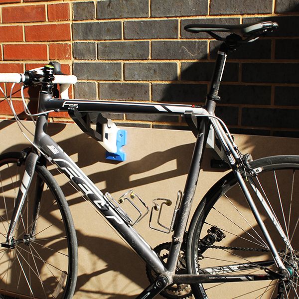 3D Printable Interlocking Bike Wall Mount by Andrew Forster