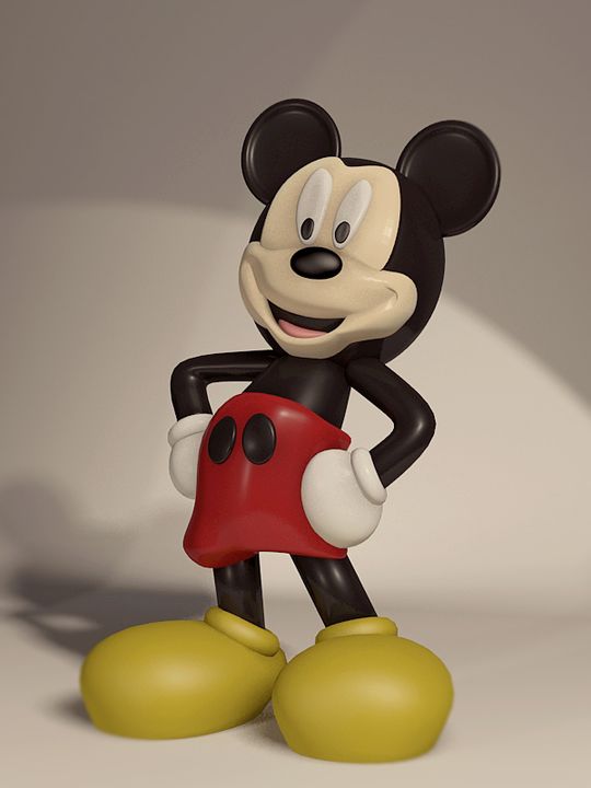 3D Printable Mickey Mouse by Gabriel Martini