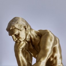 3D Printable The Thinker at the Musée Rodin, France by Musée Rodin
