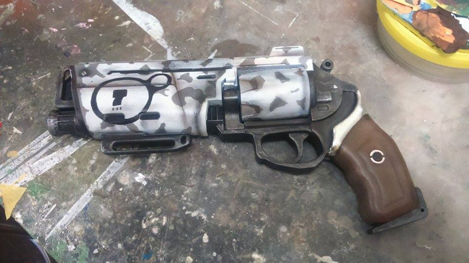 3D Printable Duke MK. 44 Hand Cannon from Destiny by Kirby Downey