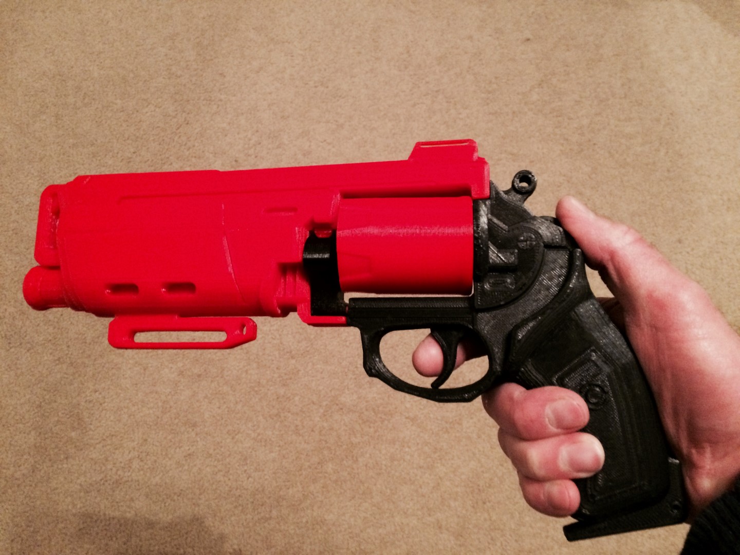 3D Printable Duke MK. 44 Hand Cannon from Destiny by Kirby Downey