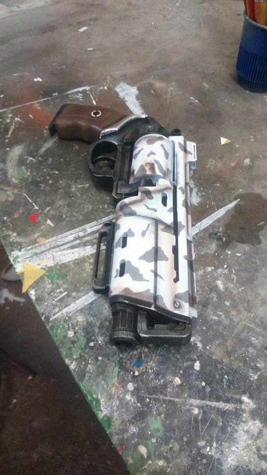 3D Printable Duke MK. 44 Hand Cannon from Destiny by Kirby Downey