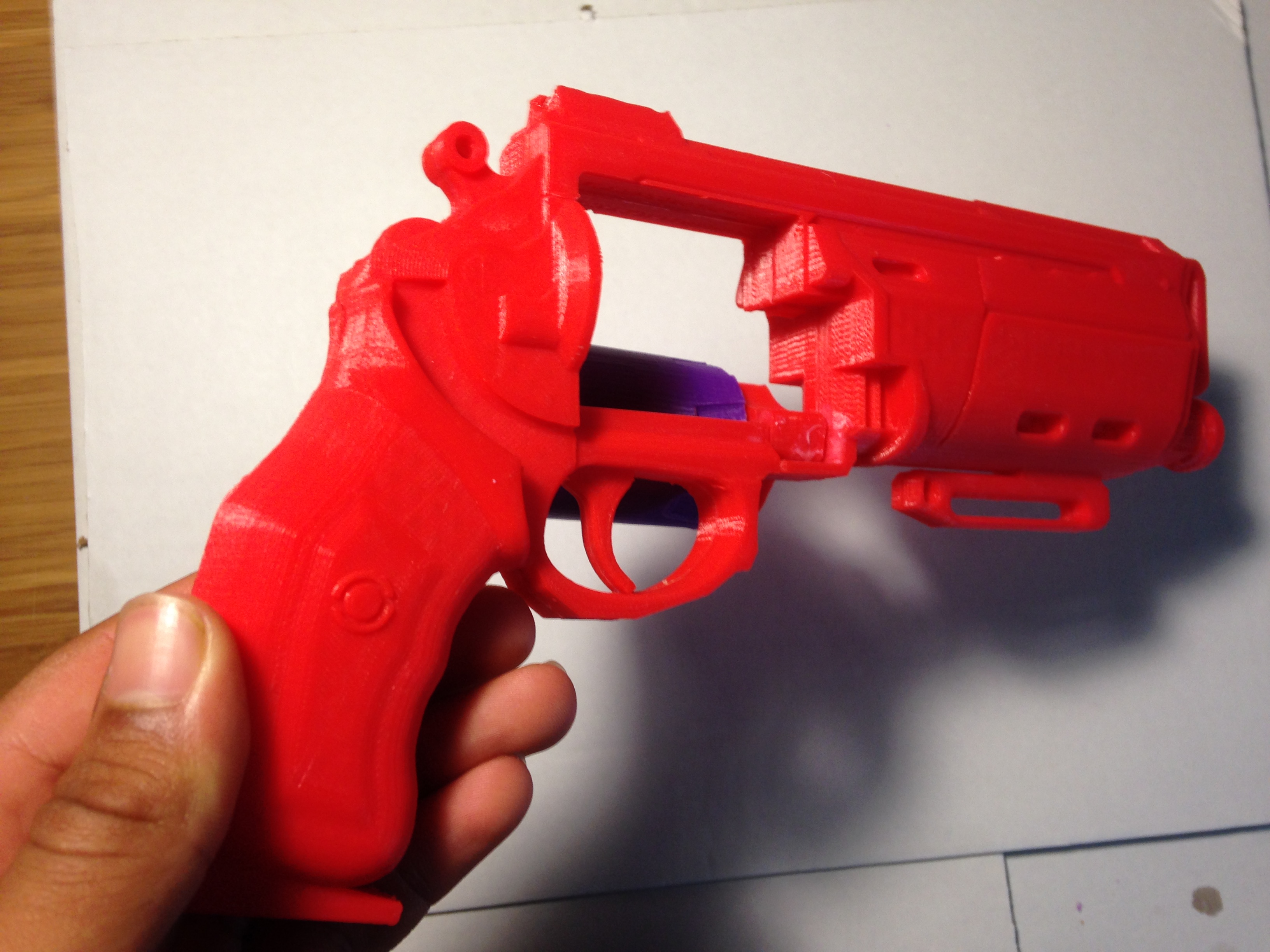3D Printable Duke MK. 44 Hand Cannon from Destiny by Kirby Downey