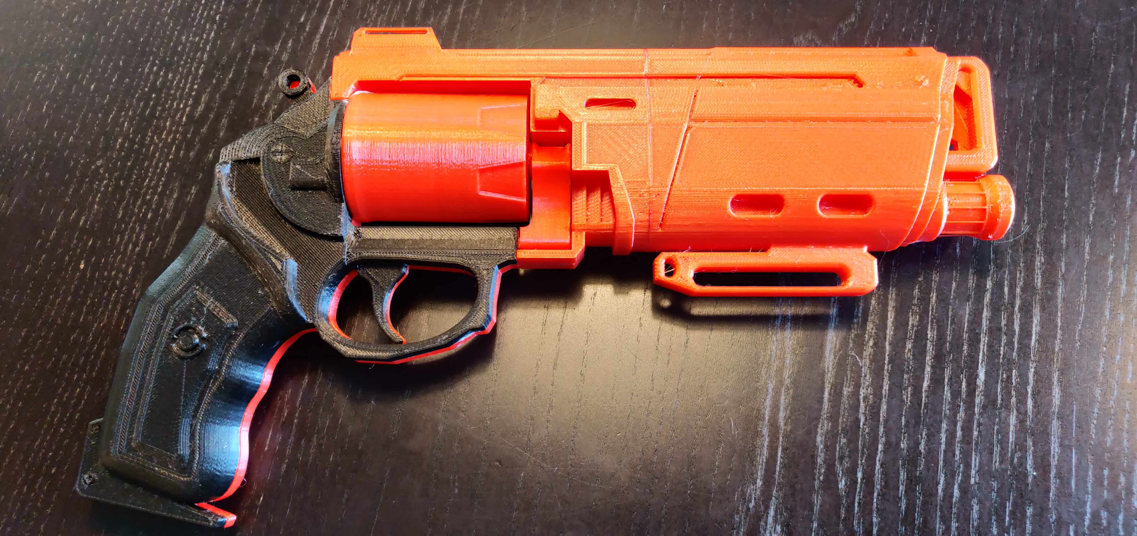 3D Printable Duke MK. 44 Hand Cannon from Destiny by Kirby Downey
