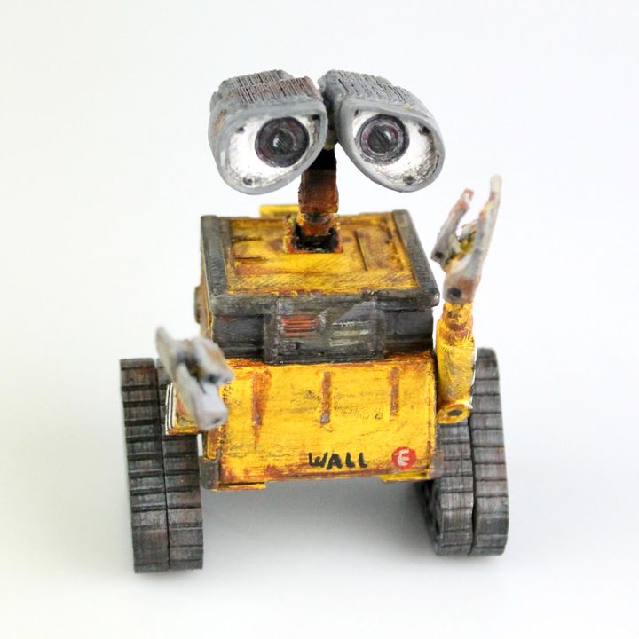 3D Printable WALL-E by Leon Alexander Single