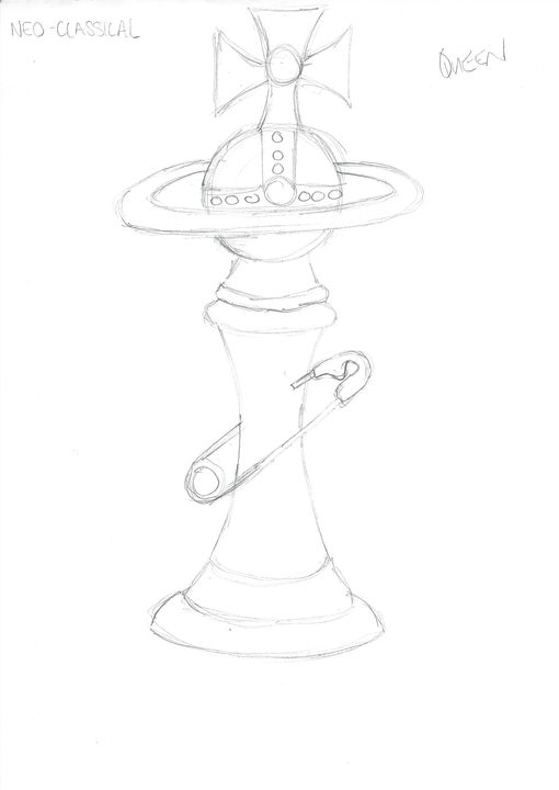 3D Printable Neoclassical Chess Set by Mieszko Lacinski