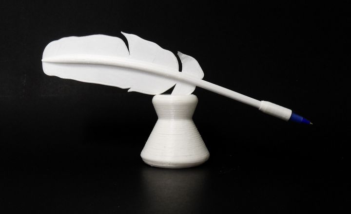3D Printable Quill Pen by alan stanford