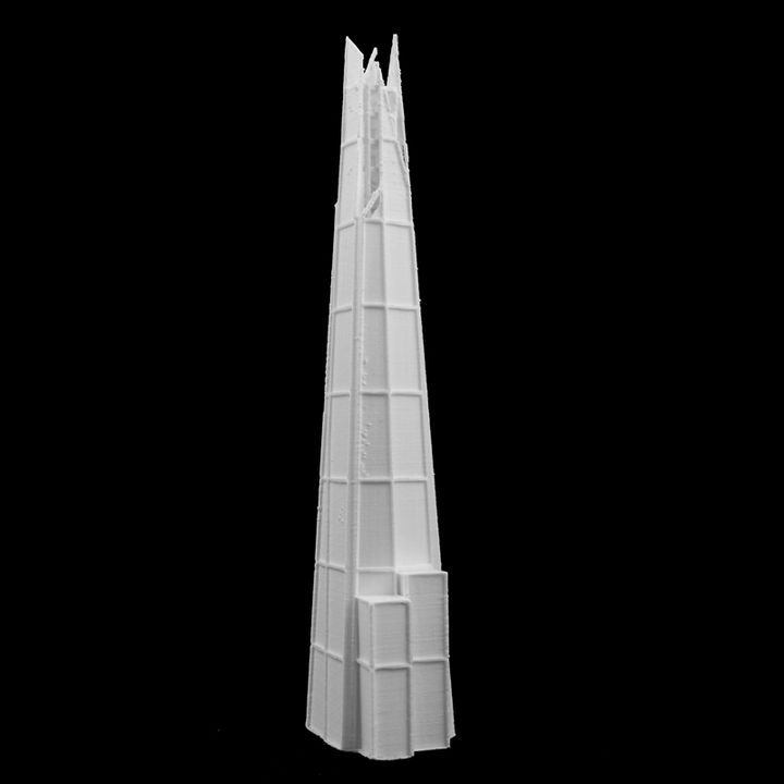 3D Printable The Shard, London by Scan The World