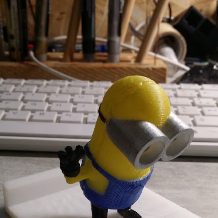 3D Print of Minion Phone Holder by bebox
