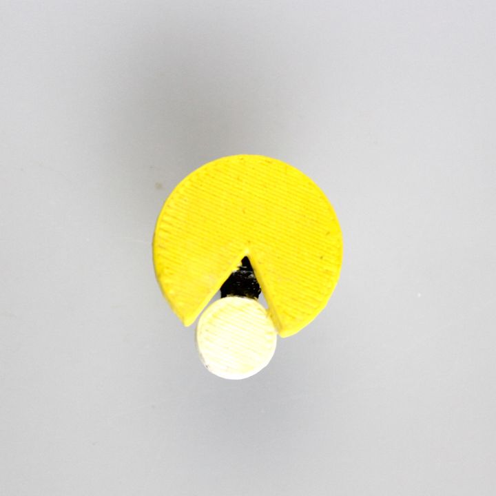 3D Printable PacMan Ring by Theresa Zuloaga