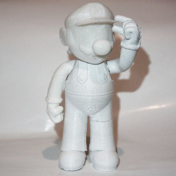 3D Printable Super Mario - Interchangeable Arms by Josiah Allen-Litchmore