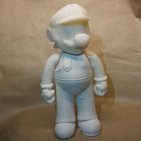 3D Printable Super Mario - Interchangeable Arms by Josiah Allen-Litchmore