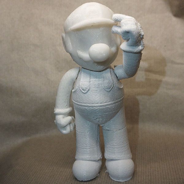 3D Printable Super Mario - Interchangeable Arms by Josiah Allen-Litchmore