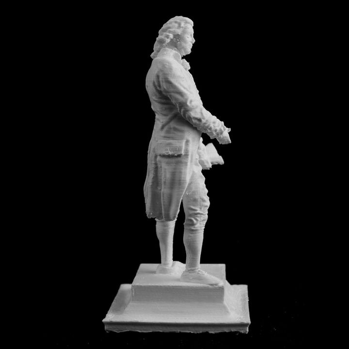 3D Printable Robert Raikes at Whitehall Gardens, London by Scan The World