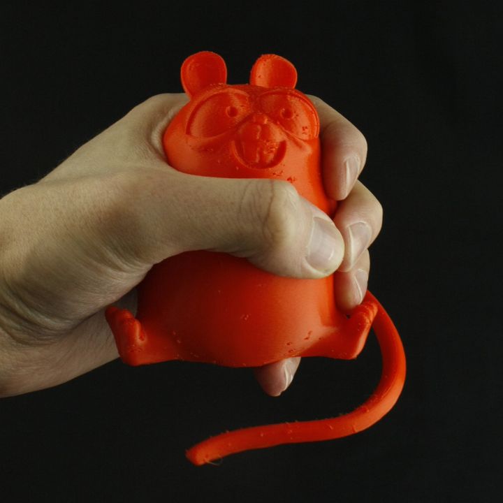 3D Printable Flexi Fat Mouse by Matt Bagshaw