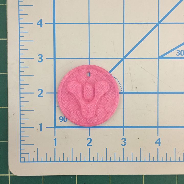 3D Printable Destiny Pendant by Ricardo Alves