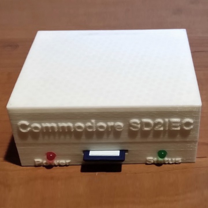 3D Printable Commodore C64 & C128 SD2IEC Enclosure by Brian Popilek