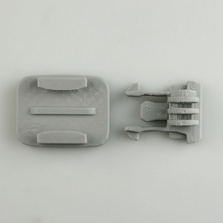 3D Printable GoPro Helmet Mount by Mieszko Lacinski