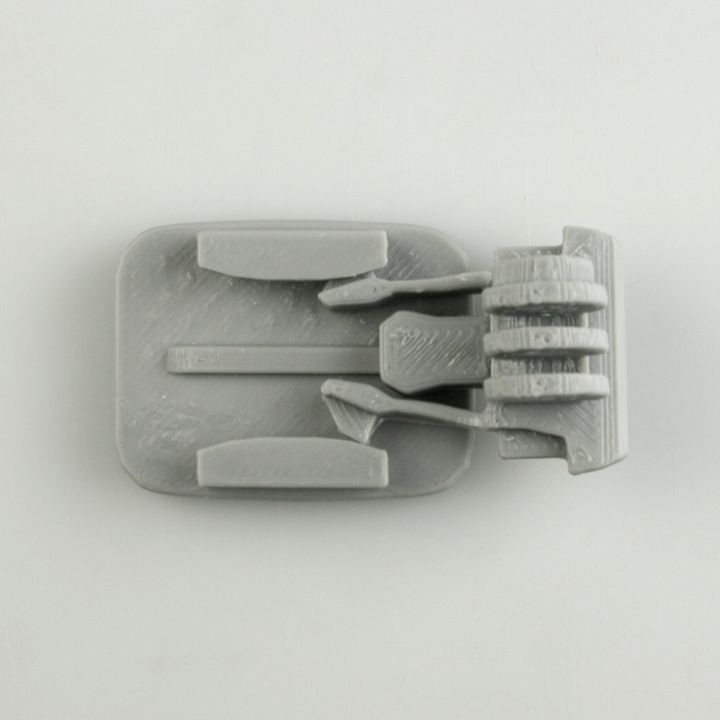 3D Printable GoPro Helmet Mount by Mieszko Lacinski