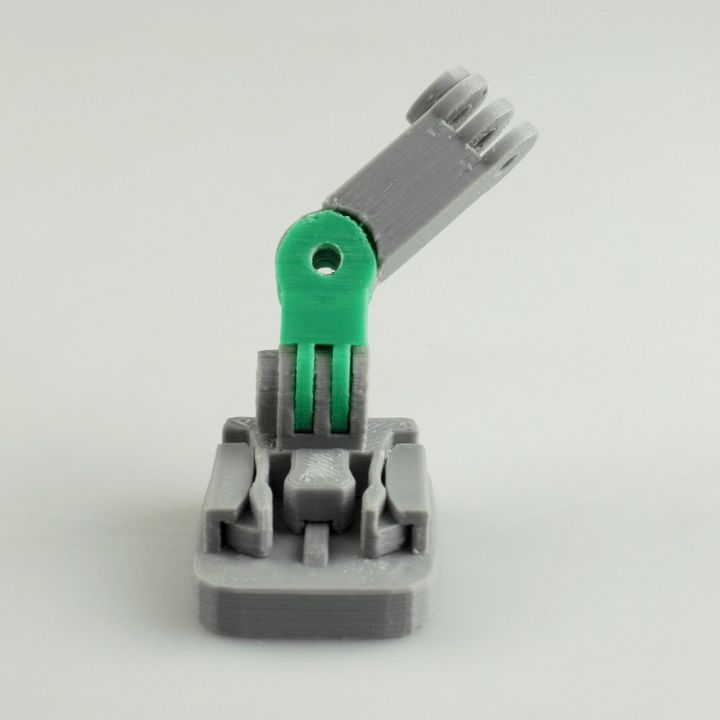 3D Printable GoPro Helmet Mount by Mieszko Lacinski