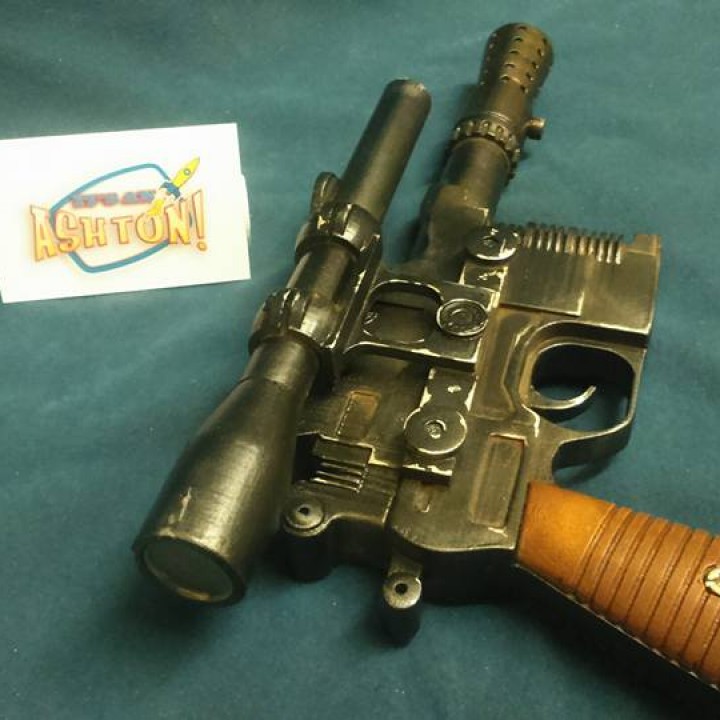 3D Print of Han Solo Blaster by Laughlyn