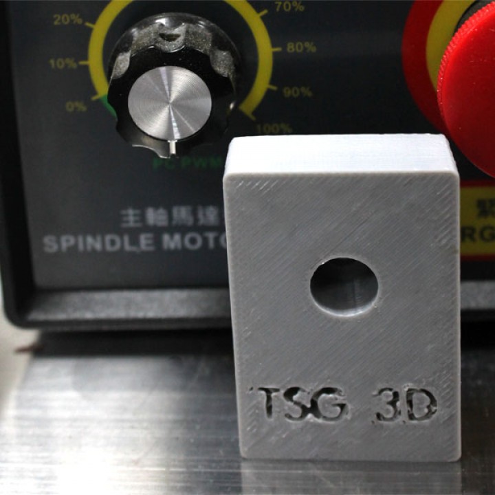 3D Printable CNC Glass Cutting Table Stopper by Hennie