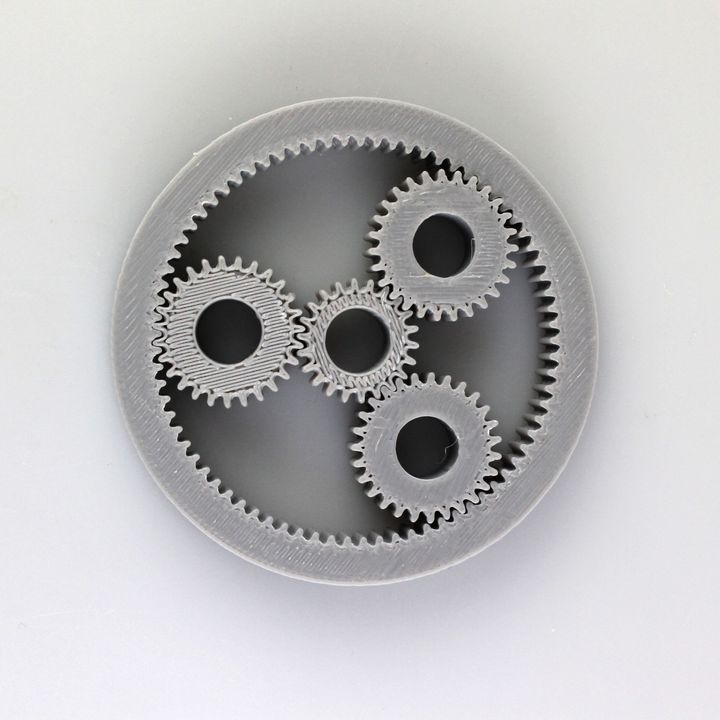 3D Printable Planetary Gear Assembly by Prabhakar Purushothaman