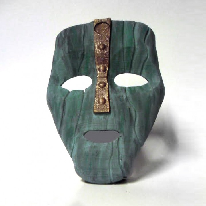3D Printable The Mask (Full Size) by alan stanford