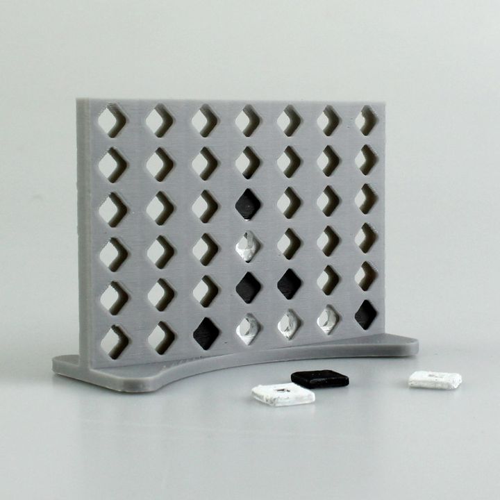 3D Printable Four In A Row by Cristiano Maci