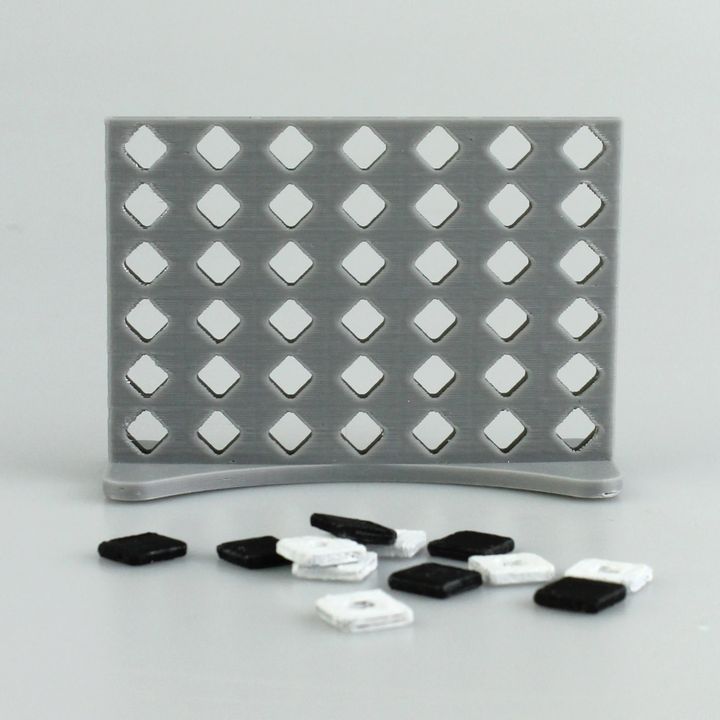 3D Printable Four In A Row by Cristiano Maci
