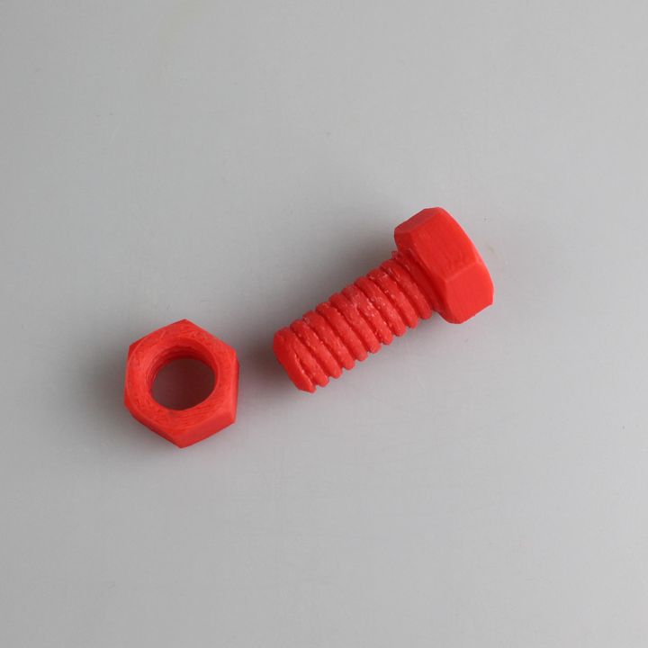3D Printable screw test by 3D - RO