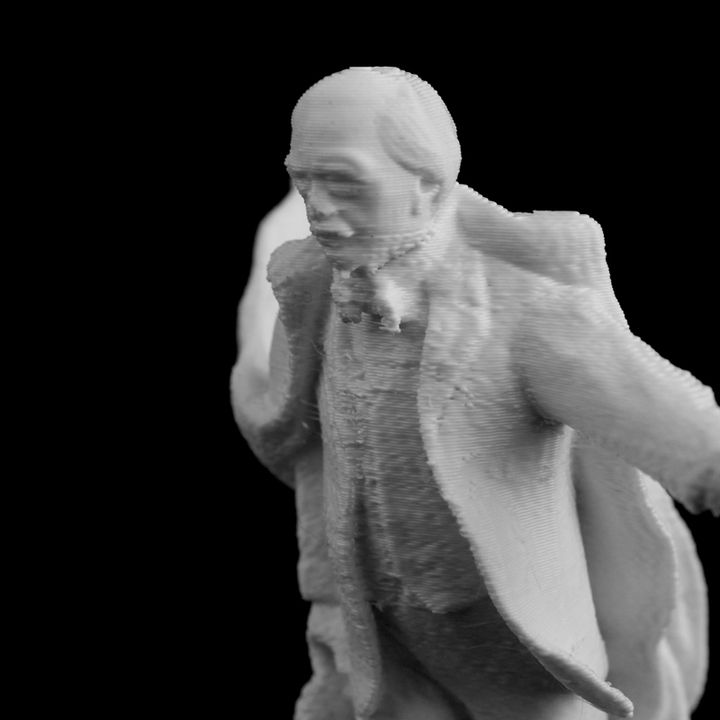 3D Printable David Lloyd George memorial in Parliament Square, London ...